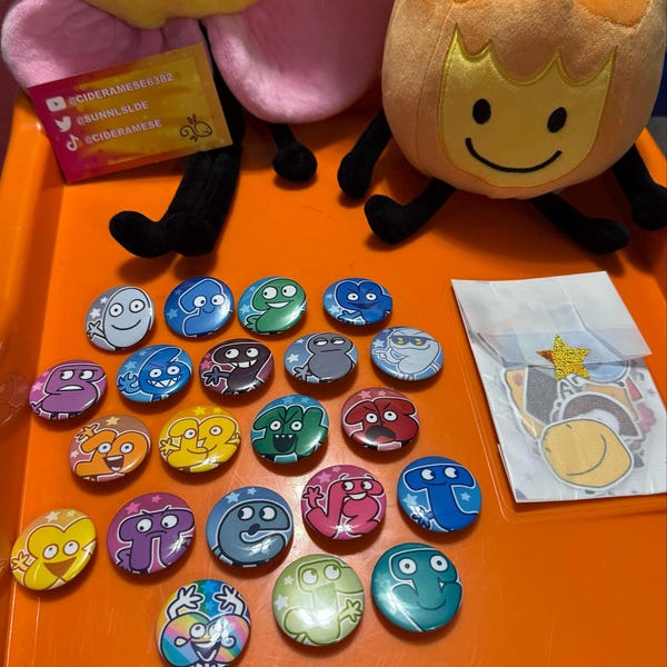 BFB X Enamel Pin BFDI - Object Show - Etsy