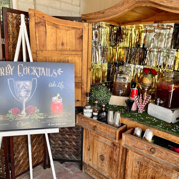 Signature Drink Sign Printable, Moscow Mule Bar Menu, Pick Your Mule ...