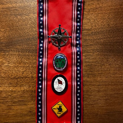 Daughters of the American Revolution, DAR Right Side Ribbon - Etsy