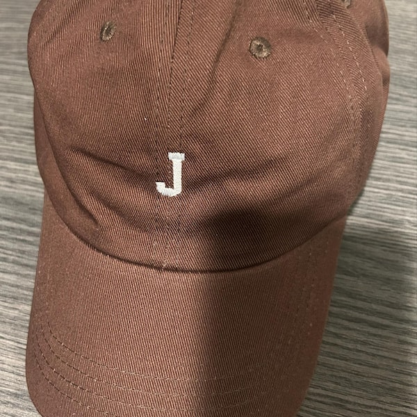 Custom Initials Hats, Embroidered Unisex Hat, Personalized Dad Cap ...