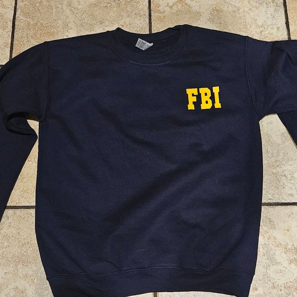 FBI Agent Hoodie - Field Agent Pullover - Realistic Pullover ...