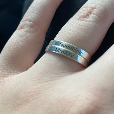 Exact Fingerprint Necklace, Handwriting Necklace, Engraved Necklace ...