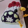Spring Court Granny Square Crochet Pattern DIY Yarn Fiber Art Tutorial ...