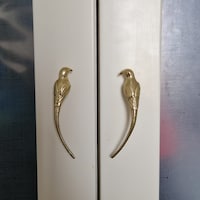 Flower Brass Knobs Kitchen Pulls and Knobs Cabinet Handles Knobs Nordic Style Drawer Knobs Pulls ...