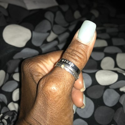 Word or Name in ASL / American Sign Language / Hand Stamped Cuff ...