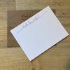 Script Personalized Stationery Cards Set Flat Notecards - Etsy