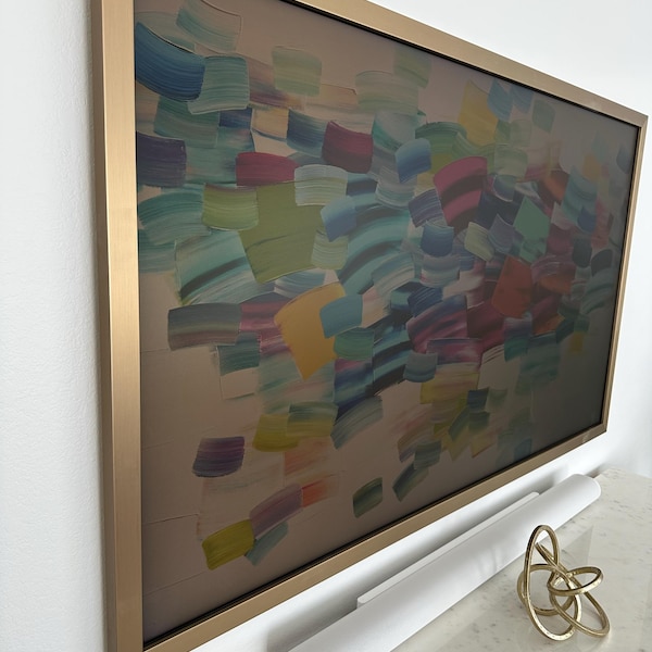 Handmade Walnut TV Frame for TCL Nxtframe: Modern Wood Bezel, All Inch ...