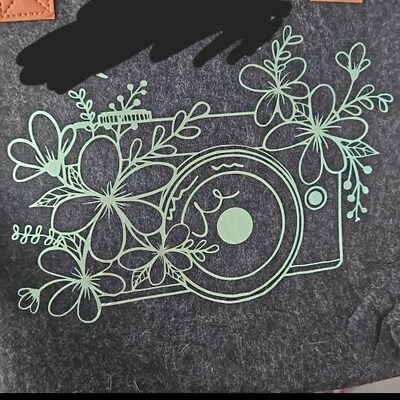 Floral Camera SVG File, Camera Svg, Camera With Flowers Svg, Floral ...
