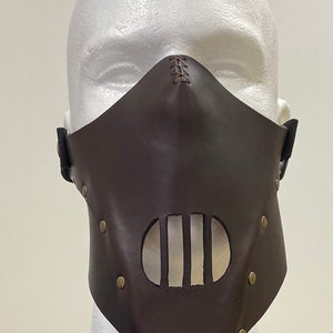 Leather Skull half mask PDF Template Digital Leather | Etsy