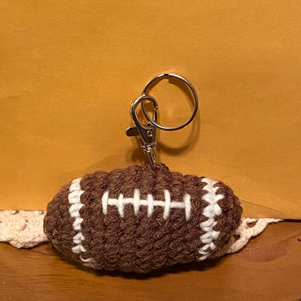 Football Keychain Crochet PATTERN ONLY! PDF Download Amigurumi Beginner ...
