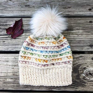 Mountain Ridge Beanie Crochet Pattern by Sheepish Stitches - Etsy