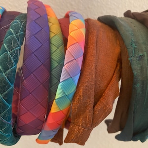 Rainbow Headband Ombre Headband Wide Headband Women Rainbow Birthday ...