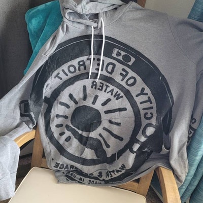 MCS Detroit Train Station Blueprint V-neck Graphic Tee. - Etsy