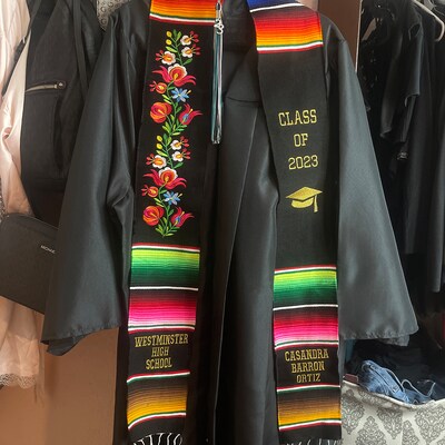 Floral Embroidered Personalized Mexican Graduation/limited QUANTITY - Etsy