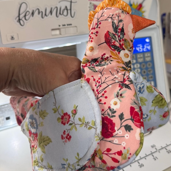 The Original Henrietta Chicken Oven Mitt PDF Sewing Pattern - Beginner ...