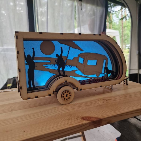 DXF, SVG Files for Laser Retro Wooden Suitcase, Vintage Handmade Clutch ...