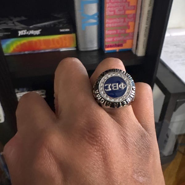 Custom Phi Beta Sigma Fraternity Ring (ΦΒΣ) - Etsy