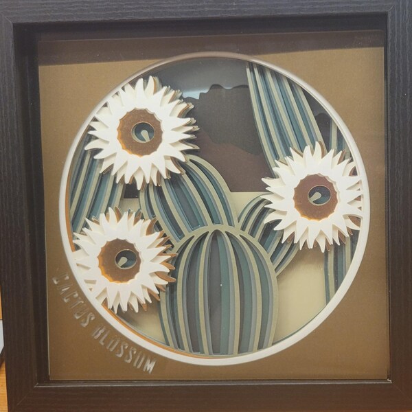 3D SUNFLOWERS SVG - Layered Shadow Box Svg - for Cricut - for ...