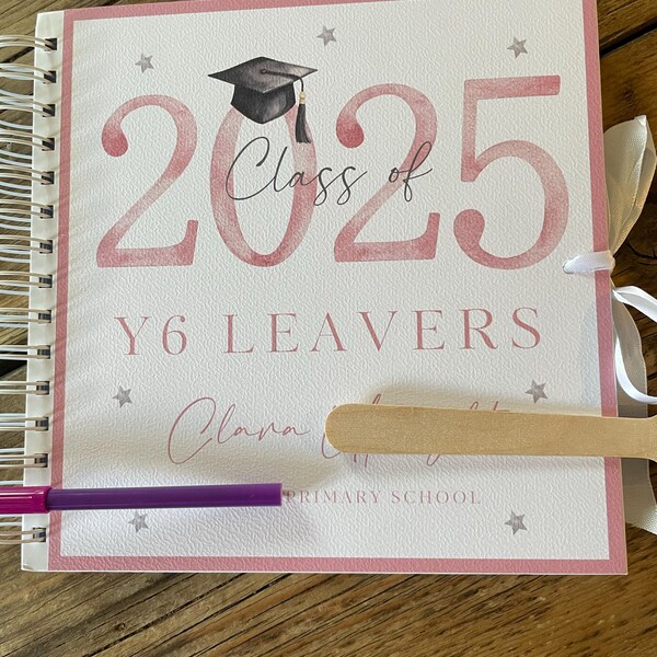 Personalised Leavers Book, Class of 2025 Book, Personalised School ...