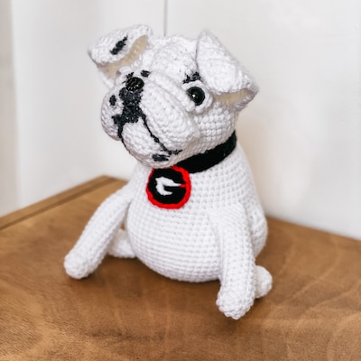 English Bulldog Crochet Pattern, Bulldog Dog Amigurumi Pattern, Crochet ...