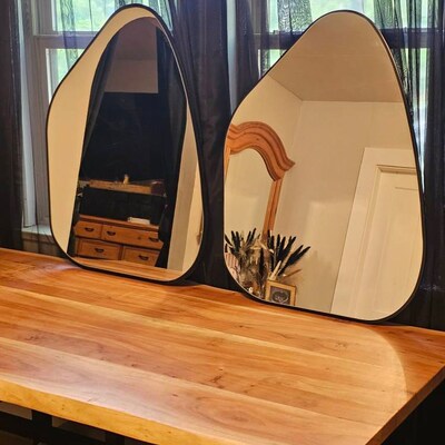 Asymmetrical Home Mirror, Aesthetic Wall Mirror, Irregular Mirror ...