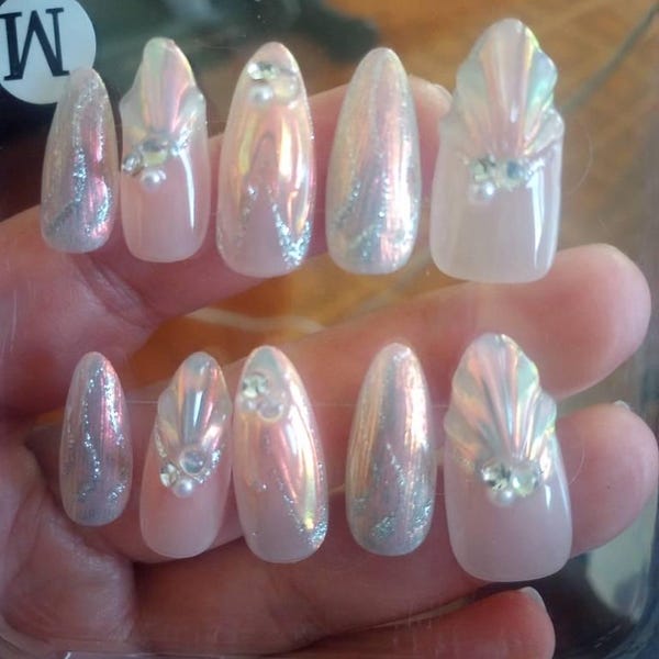 Blind Nail Box, Two/three Sets of Press-on Nails, Mystery Box, Gothic ...