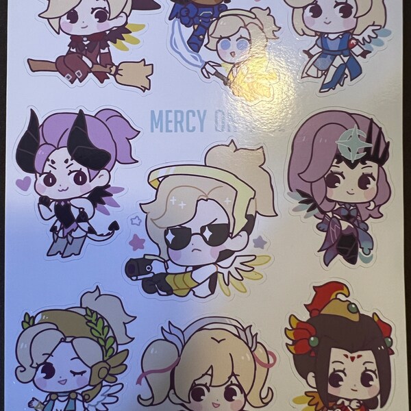 Mercy Love Sticker Sheet - Etsy