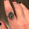 Snake Ring Silver Ouroboros Ring Serpent Ring Celestial Ring - Etsy