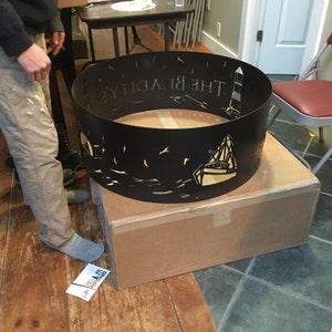 Personalized Fire Pit Rings Fire Pit Custom Fire Pits - Etsy