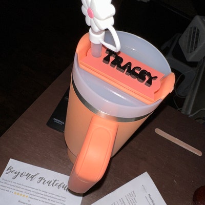 Nectarine Tumbler Cup Accessories for Stanley 20 Oz 30 Tumbler Tag or ...