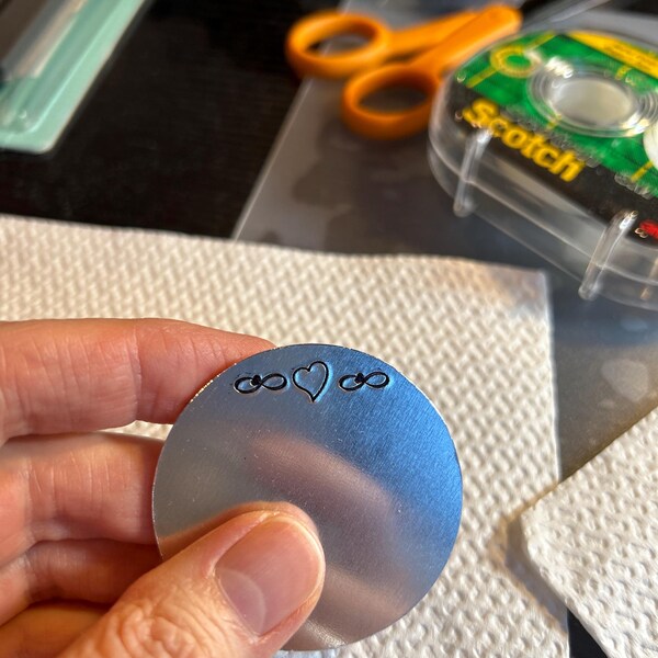 Impress Art 4mm Screw Heads Metal Design 2 Stamp Set Metal Stamp Metal ...