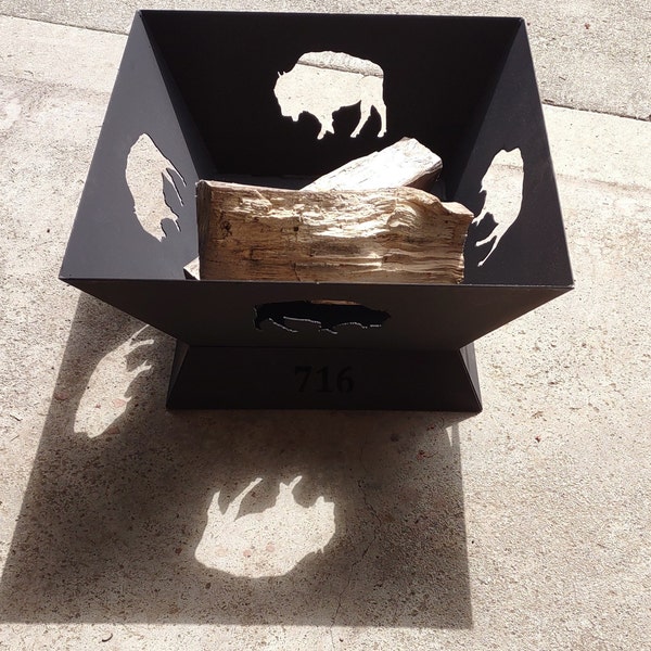 Personalized Metal Art Fire Pit - Etsy