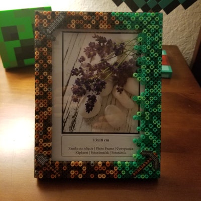 Minecraft Wooden Picture Frame Photo Frame Gift for Boy - Etsy