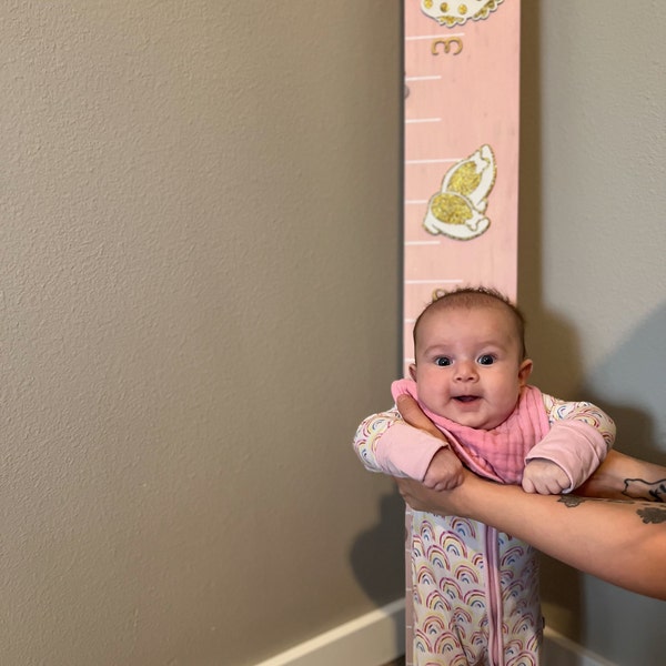 Minnie Mouse Blush and Bashful Growth Chart Disney Inspired Ruler - Etsy