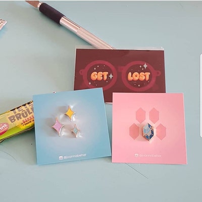 Mini Gem Pins Crystal Cute Mini Multicolor Gamer Diamond Enamel Pins Money Gemstones Pin Board ...