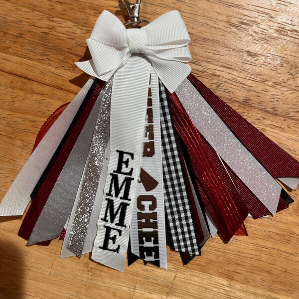 Cheer Pom Pom Name Tag, Dance Pom Tag, Pompom Tags Personalized ...