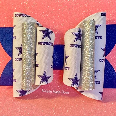 Faux Leather Sheets Fake Dallas Cowboys Football Team to Make Earrings ...