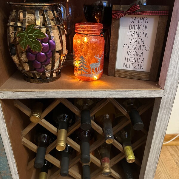 Funny Reindeer Alcohol Bar Christmas Decor Farmhouse Sign - Etsy