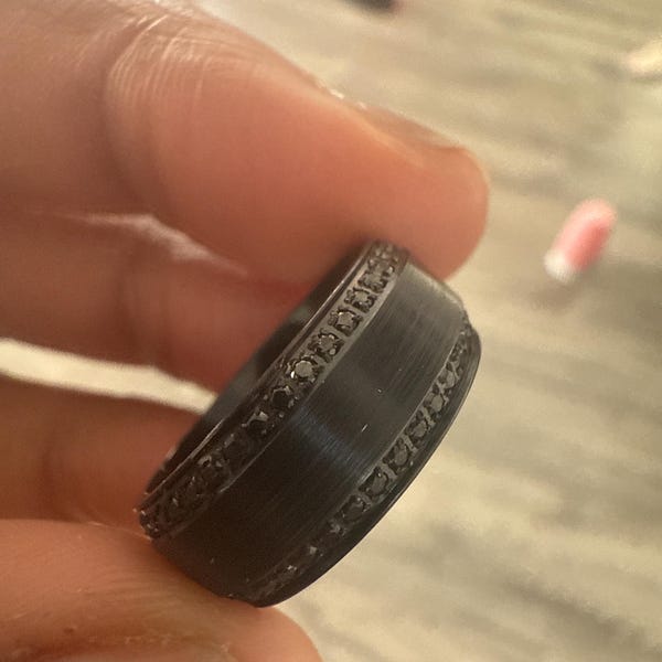 Pilot Flyer Airman Wedding Ring, Airplane Fighter Jet Engine Ring ...