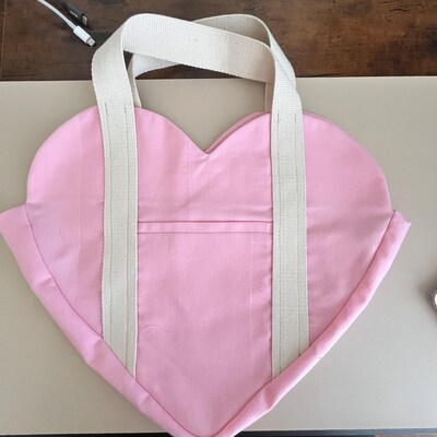 Oval Tote Bag With Pocket Asymmetric Strap Bag Pattern Sewing PDF ...