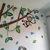 Nursery Wall Decal, Jungle Monkey Wall Decals, Hanging Monkeys on the ...