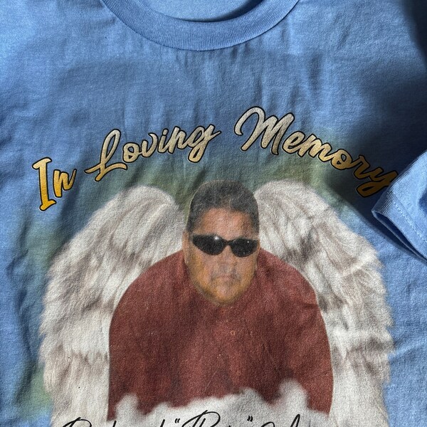In Loving Memory T-shirt With Photo, Memorial T-shirt, R.I.P. Shirt ...