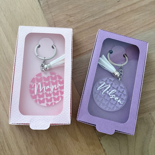 Keychain Box SVG, Keychain Display Card Svg, Keyring Display Card ...