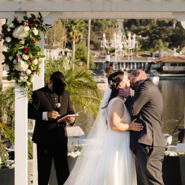 Wedding Veil, 1 Layer Wedding Veil, Fingertip Veil, Bridal Veil, Light ...