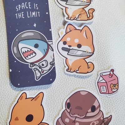 Cute Space Bookmarks, Astronaut Animal Bookmarks, Motivational ...