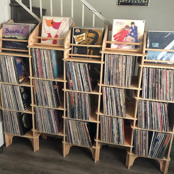 RIFF Vinyl Record Storage and Showcase Shelf // Modular to Expand With ...
