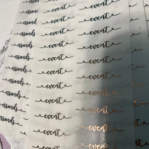 Custom Poem or Quote Sticker Vintage Paper Background Your Words, Quote ...