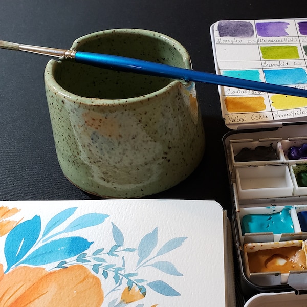 MINI Series: PRE-ORDER Ceramic Paint Water Cup-w/ Multiple Colors, Gift ...