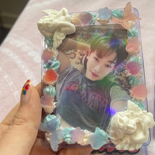 Chocomint Photocard Handmade Toploader - Kpop Decoden B8/A7 Whipped ...