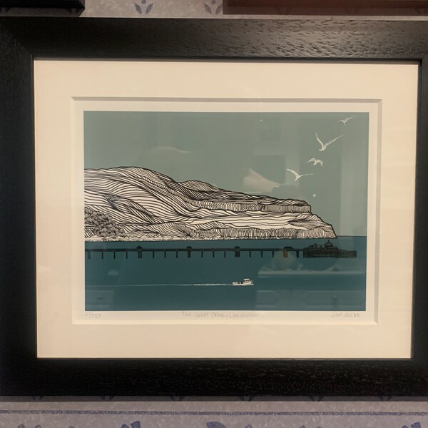 Limited Edition Print of an Original Line Drawing of Swallow Falls ...